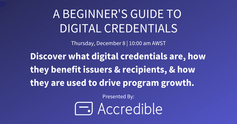 Digital Credential Webinars